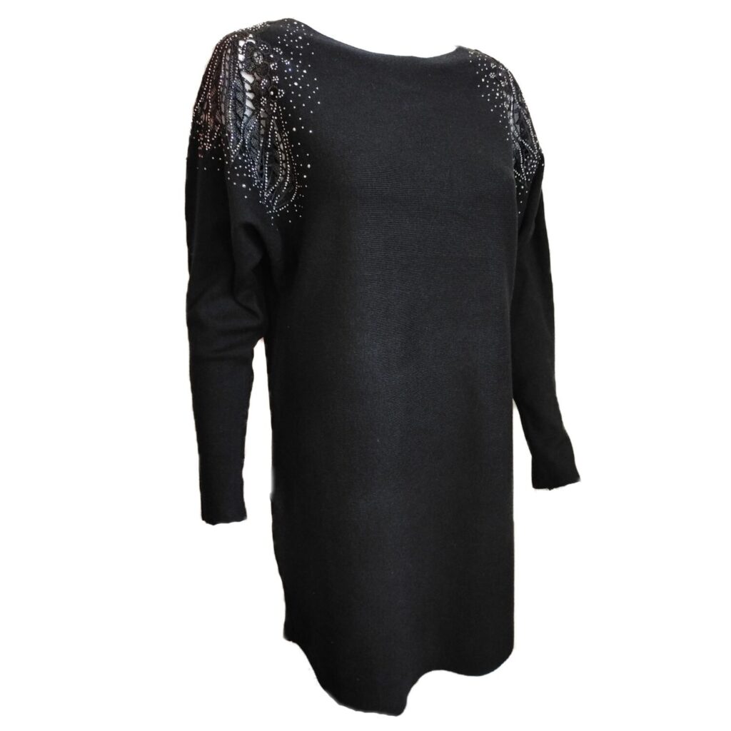 Long Black Jumper – Karisma