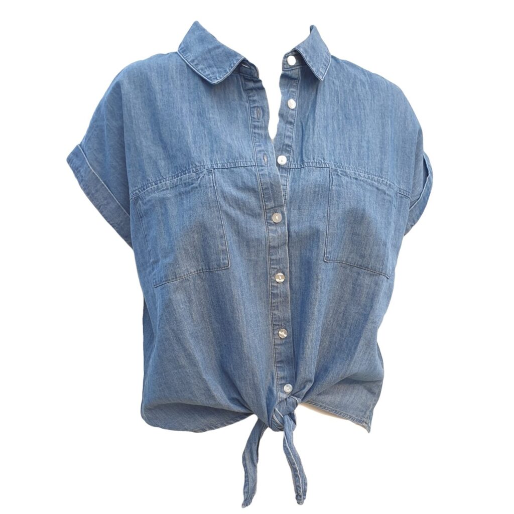 Blue Denim Blouse – Karisma