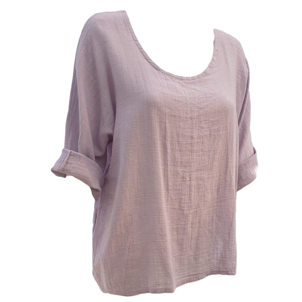 Lilac Linen top – Karisma